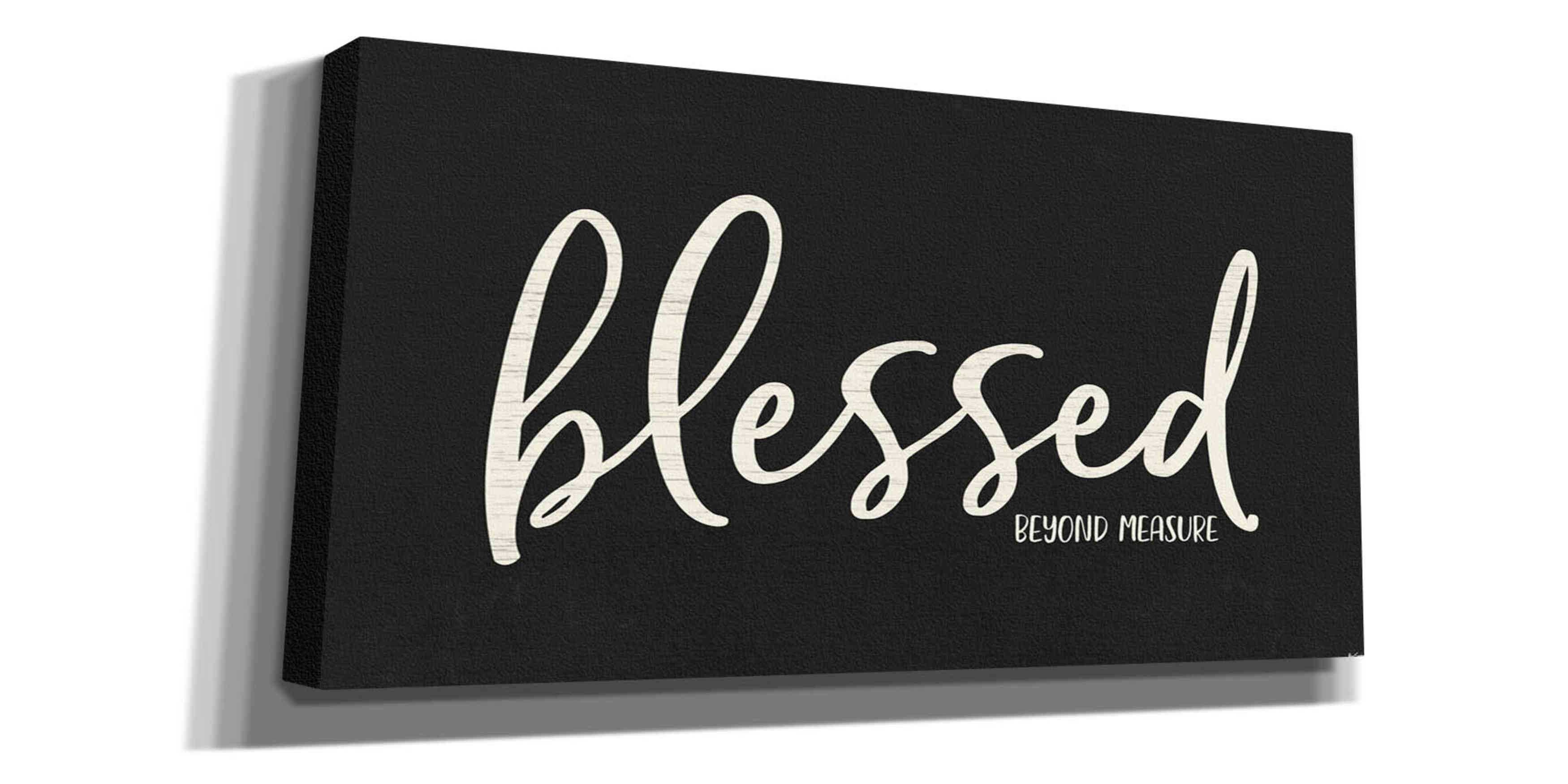 Latitude Run® Epic Graffiti 'Blessed' By Susie Boyer, Canvas Wal ...