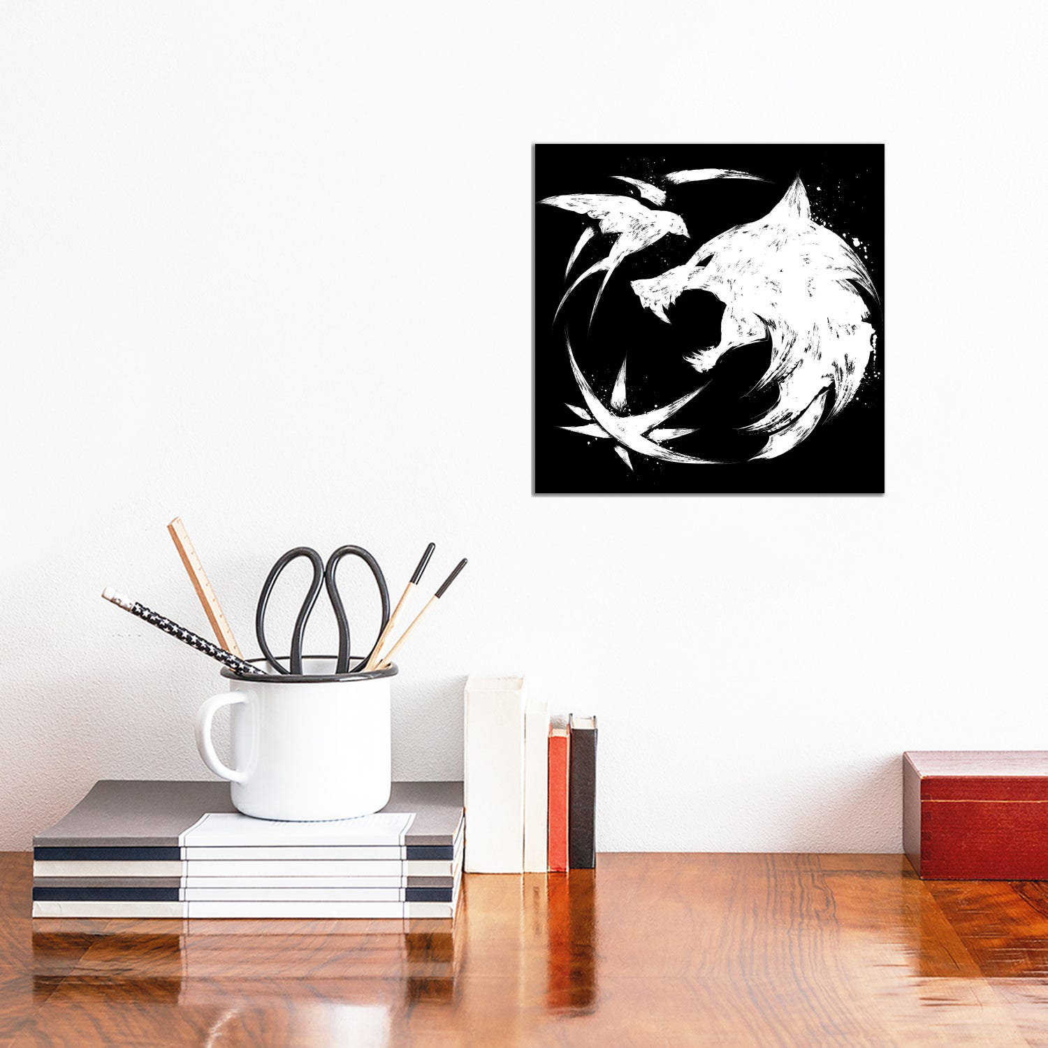 Alpen Home The Witcher Symbol by - Wrapped Canvas Drawing | Wayfair.co.uk