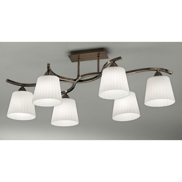 Ophelia & Co. Orval Glass LED Ceiling Spotlight | Wayfair.co.uk