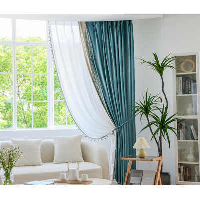 Visionary Home Mira Rayon Sheer Curtain Pair & Reviews | Wayfair