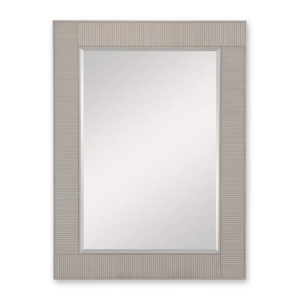 Ambella Home Collection Reeded Rectangle Wood Wall Mirror | Wayfair