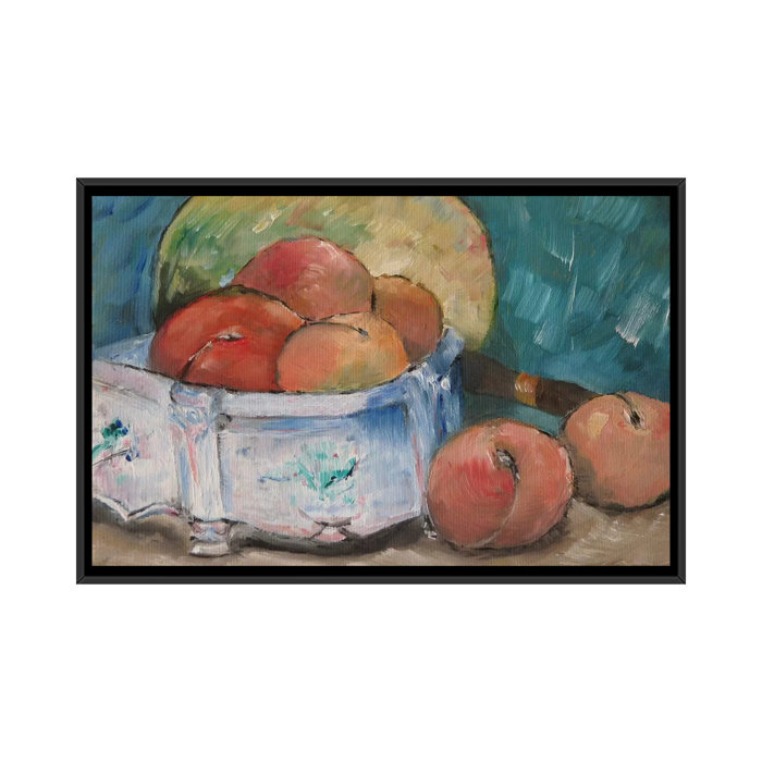 Vault W Artwork Fruit Bowl by Paul Cezanne Gallery-Wrapped Canvas ...