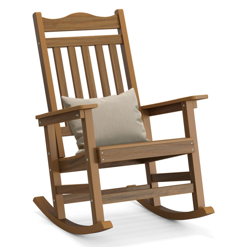 Lark Manor Allamon Outdoor Rocking Chair & Reviews | Wayfair