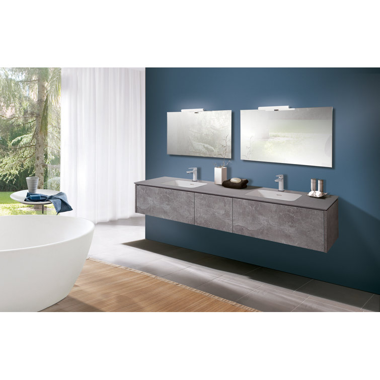 Ivy Bronx Glenn 2000mm Wall Hung Double Vanity Unit | Wayfair.co.uk