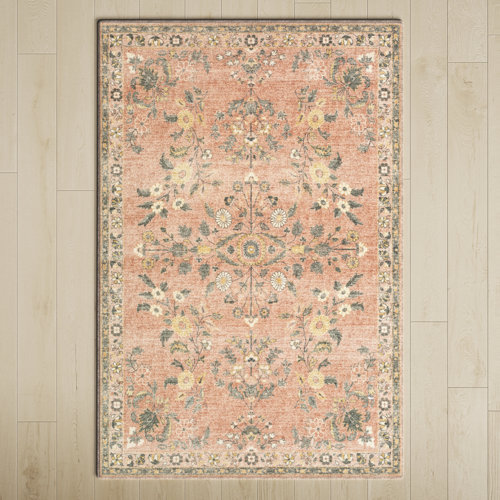 Berger Performance Cream/Pale Pink/Wheat/Sage/Gray Rug & Reviews ...