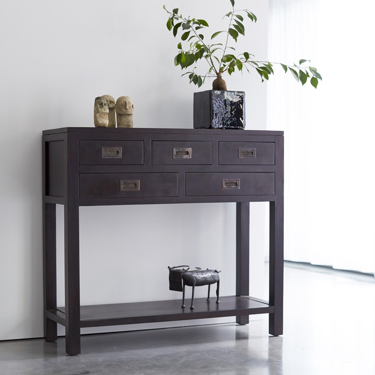 Tikamoon 100Cm Solid Wood Console Table & Reviews | Wayfair.co.uk