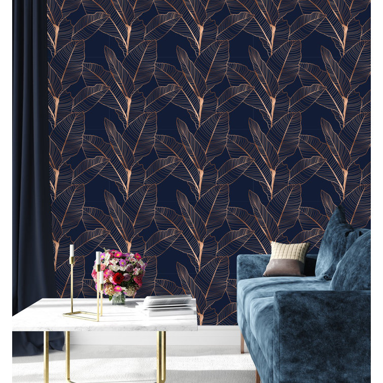 Bay Isle Home Katriona Peel & Stick Floral Wallpaper | Wayfair