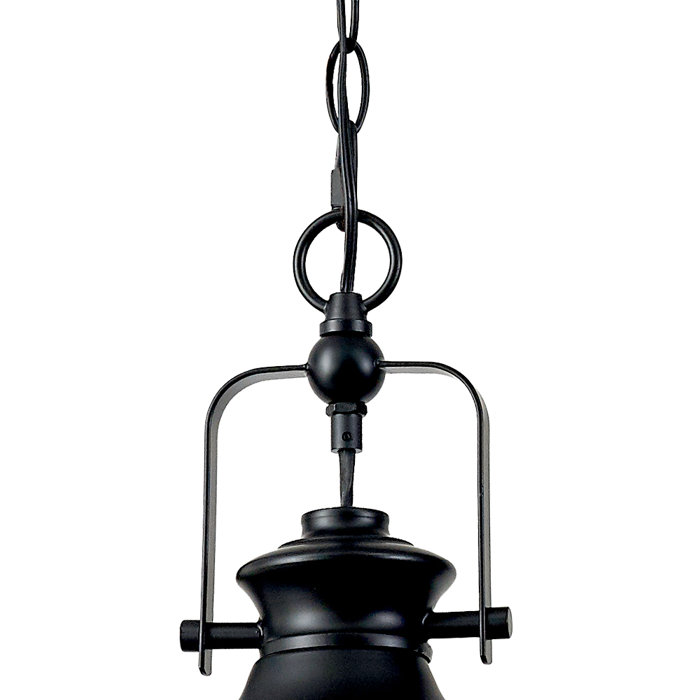 Williston Forge Waynetown 1 - Light Black Single Pendant & Reviews ...