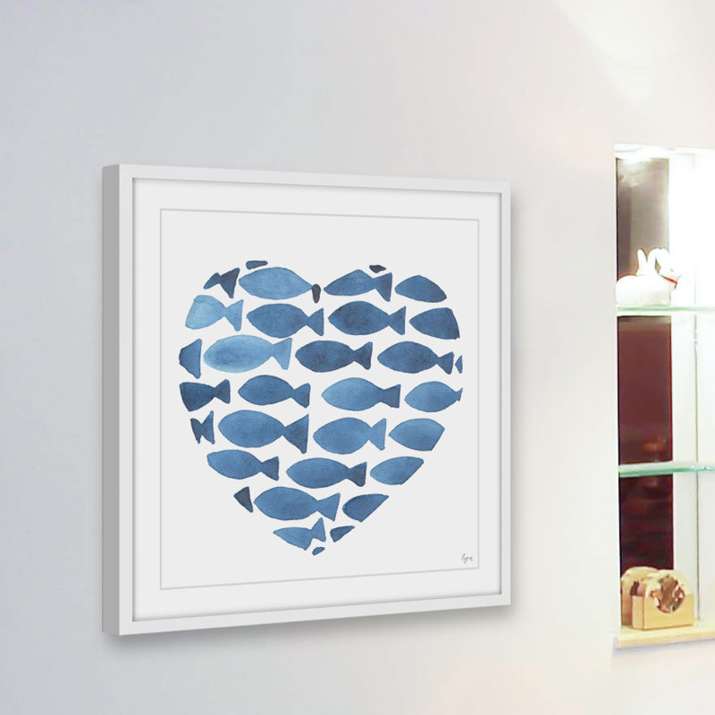 Marmont Hill Lovely Fishes Framed On Paper by Eyre Tarney Print ...
