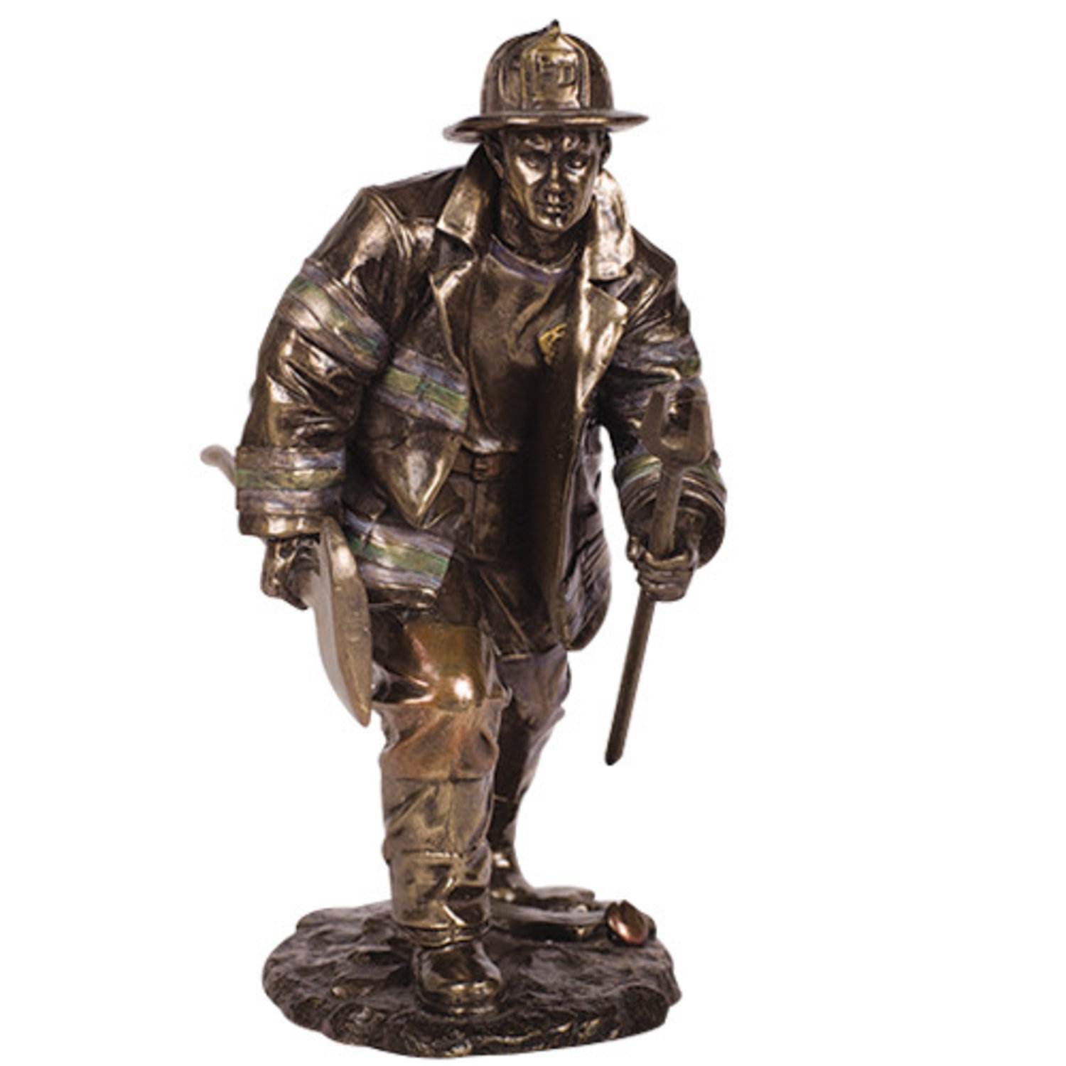 Trinx Fireman Fighting Fire Figurine | Wayfair