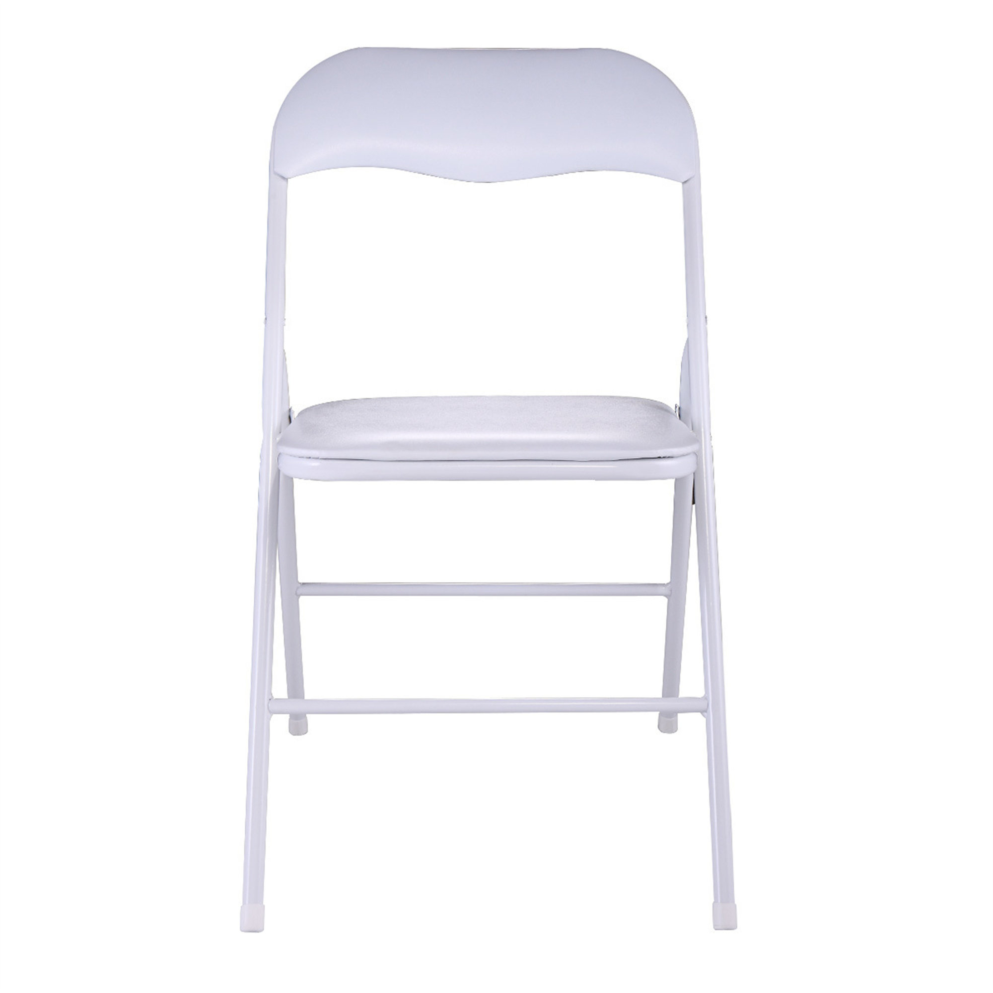 Ebern Designs Patriccia Vinyl Padded Stackable Folding Chair | Wayfair