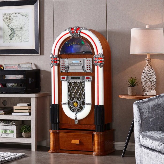 Arkrocket Audio Arkrocket Taurus II Jukebox with Stand Vinyl Record ...