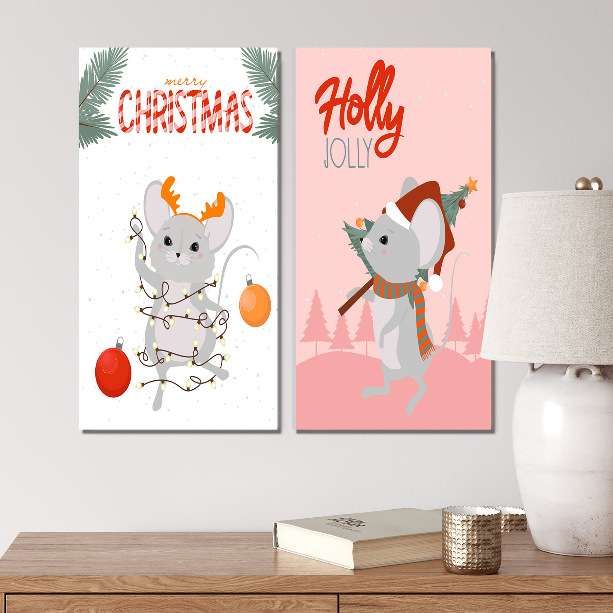 The Holiday Aisle® Christmas Wishes With Little Mouse I Christmas ...