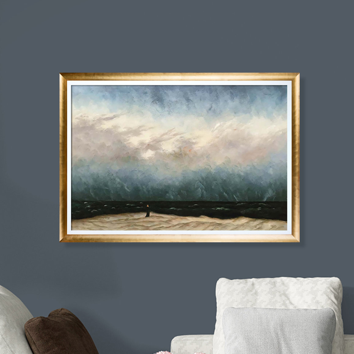 Vault W Artwork The Monk By The Sea by Caspar David Friedrich - Picture ...
