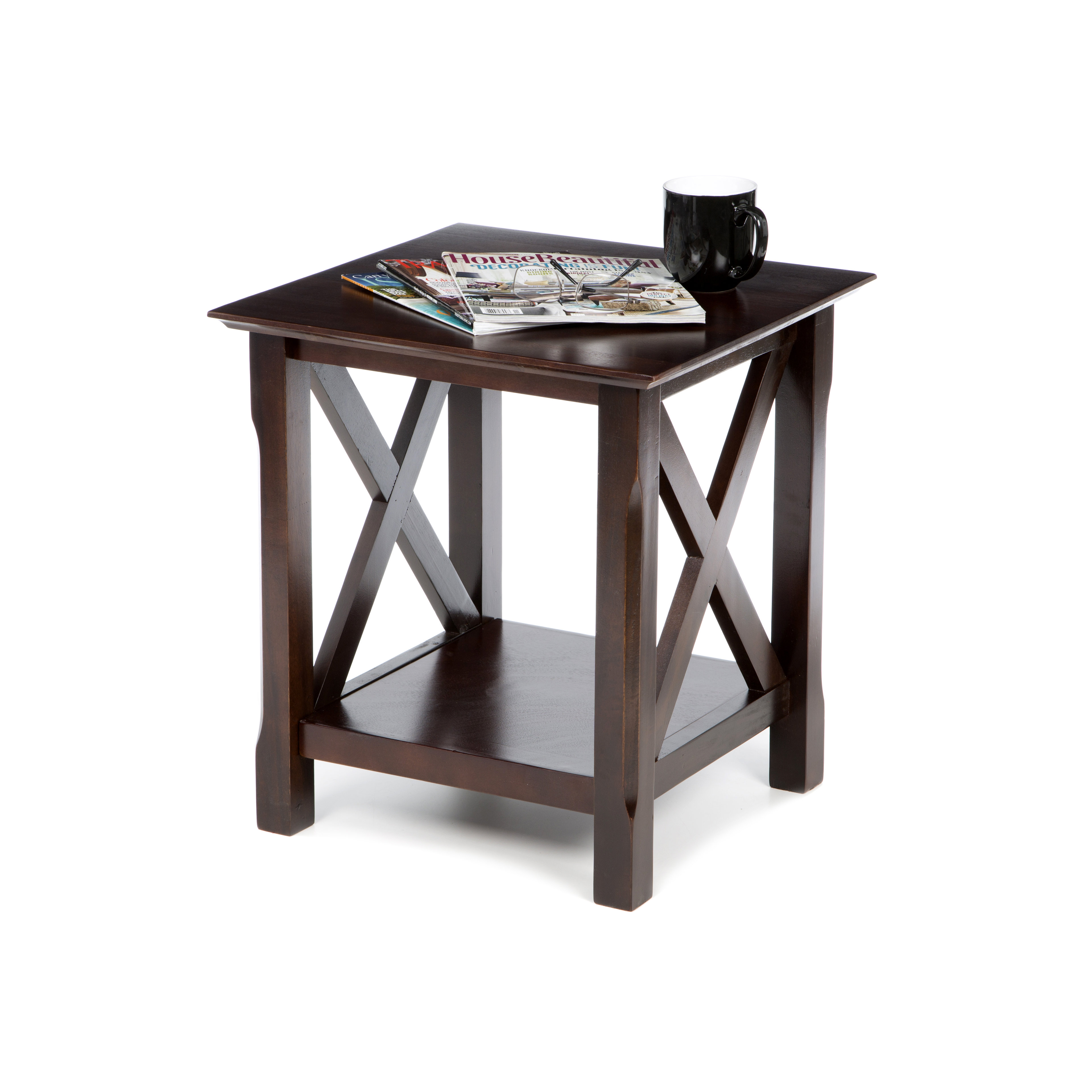 Charlton Home® Toledo 21.97'' Tall End Table & Reviews | Wayfair