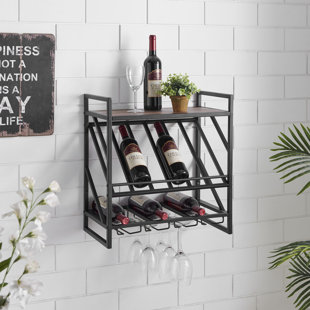Wayfair | Wall Mounted Wine Racks You'll Love in 2023