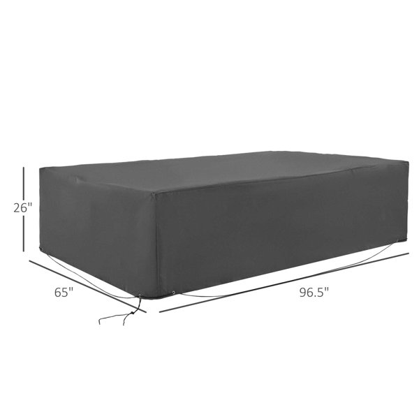 Outsunny Outdoor Sectional Patio Water Resistant Cover & Reviews | Wayfair