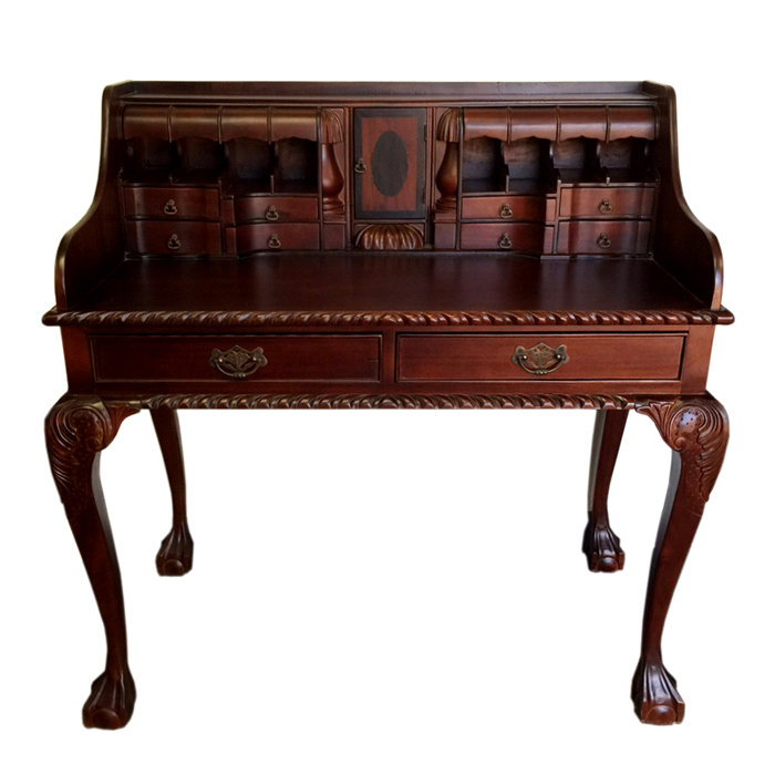 Astoria Grand Felder Solid Wood Secretary Desk & Reviews | Wayfair