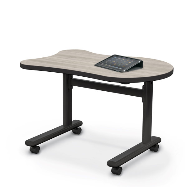 MooreCo Hierarchy Height Adjustable Sit to Standing Flip Top Student ...