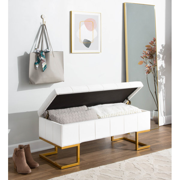 Etta Avenue™ Freea Flip Top Bench & Reviews | Wayfair