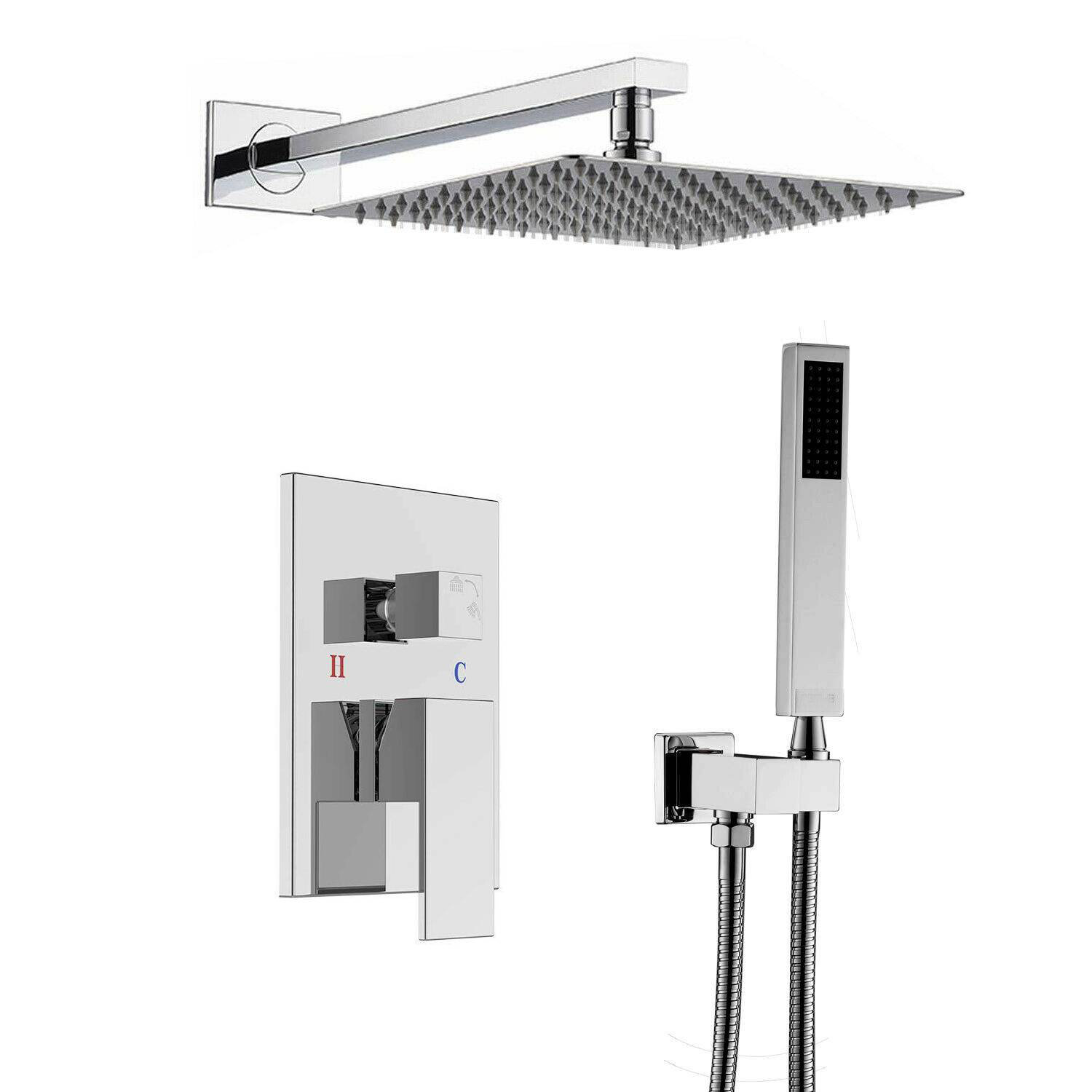 Wonderland America Bathroom Rain Volume Shower System Rough-in Valve ...