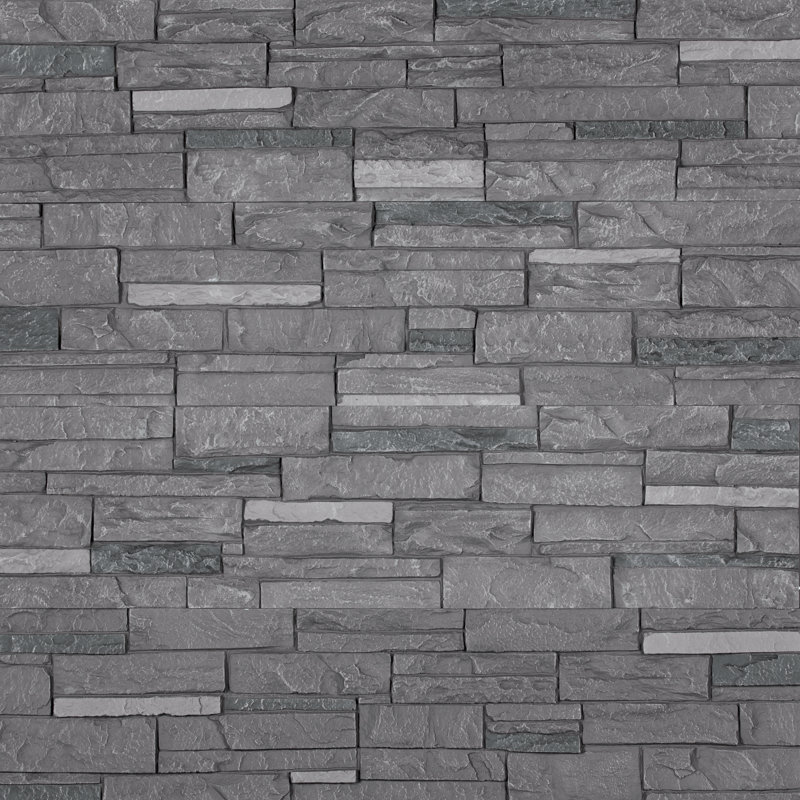 DuraKwik Stone Durakwik Polyurethane Faux Ledgestone Panels Volcano Ash ...