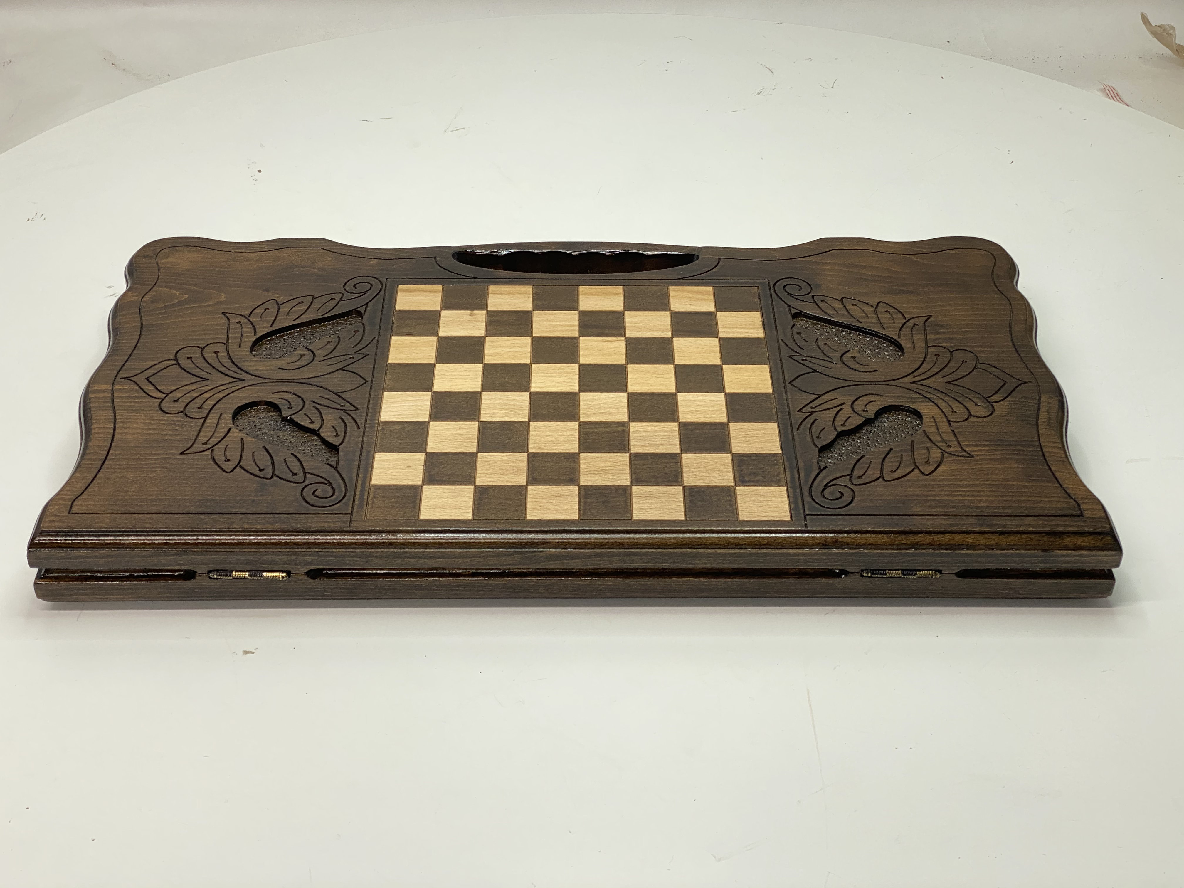 A & E Millwork Ltd Hand Made 25" x 24" Solid Oak Monument Folding 3 in ...