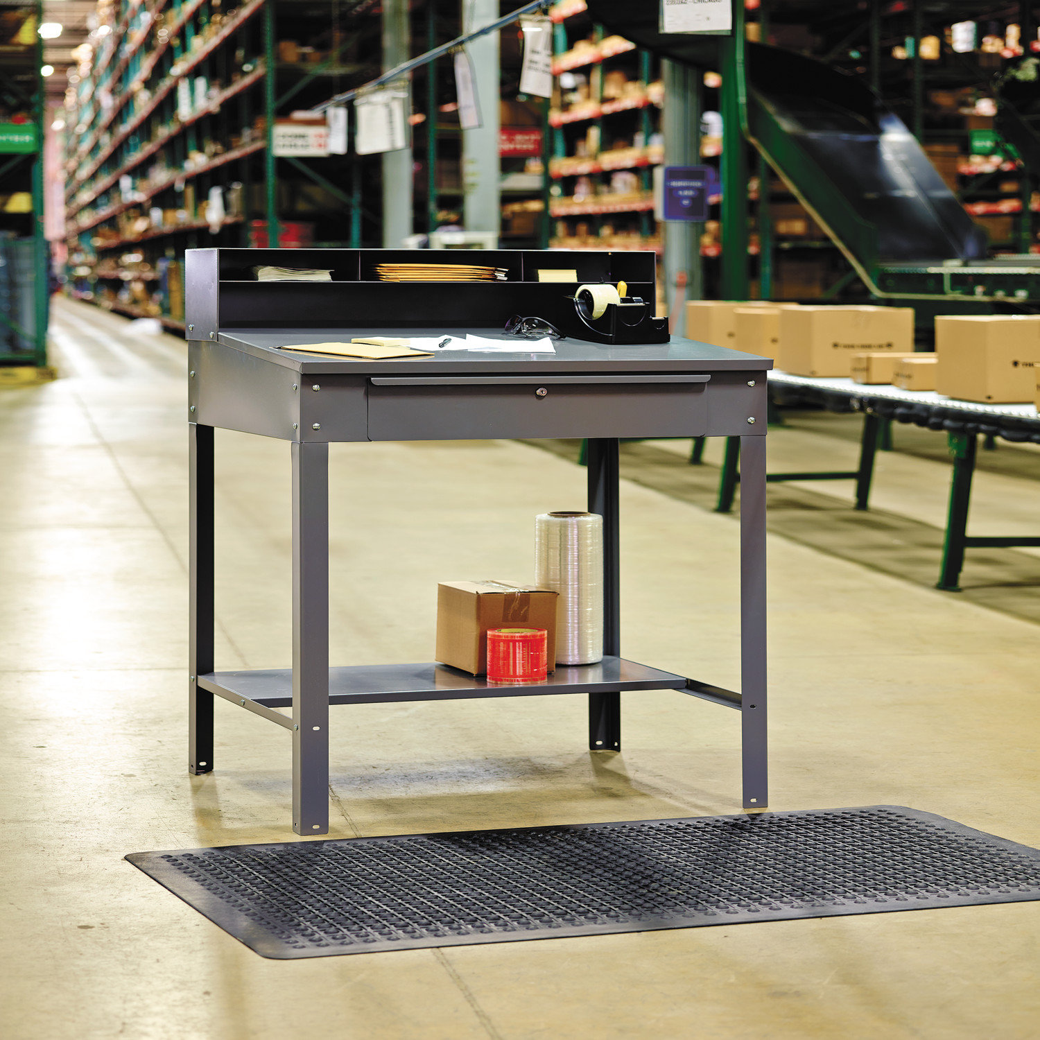 Tennsco Open Steel Shop Desk | Wayfair