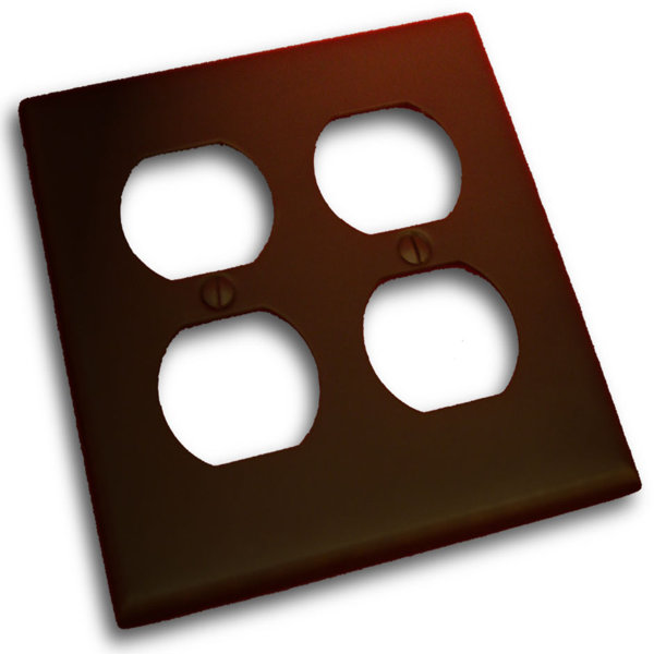 Residential Essentials Recep 2-Gang Duplex Outlet Wall Plate - Wayfair ...