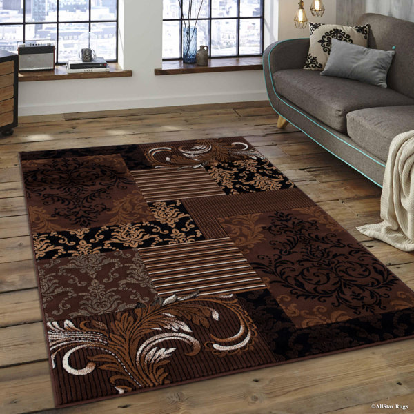 Winston Porter Markita Performance Chocolate Rug & Reviews | Wayfair