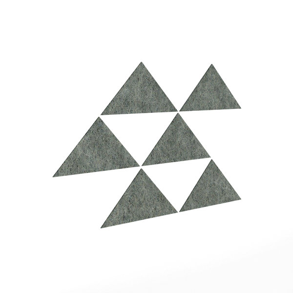 EcoPrivacy Acoustic Triangle Acoustic Wall Panel | Wayfair