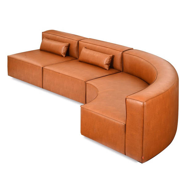 Gus Modern Mix Modular 167" Wide Reversible Modular Corner Sectional ...