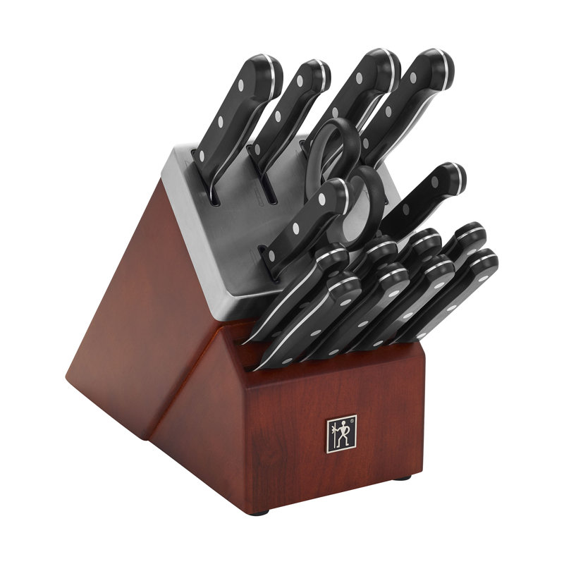 Henckels Razor-sharp Solution 16-pc Self-sharpening Knife Block Set ...