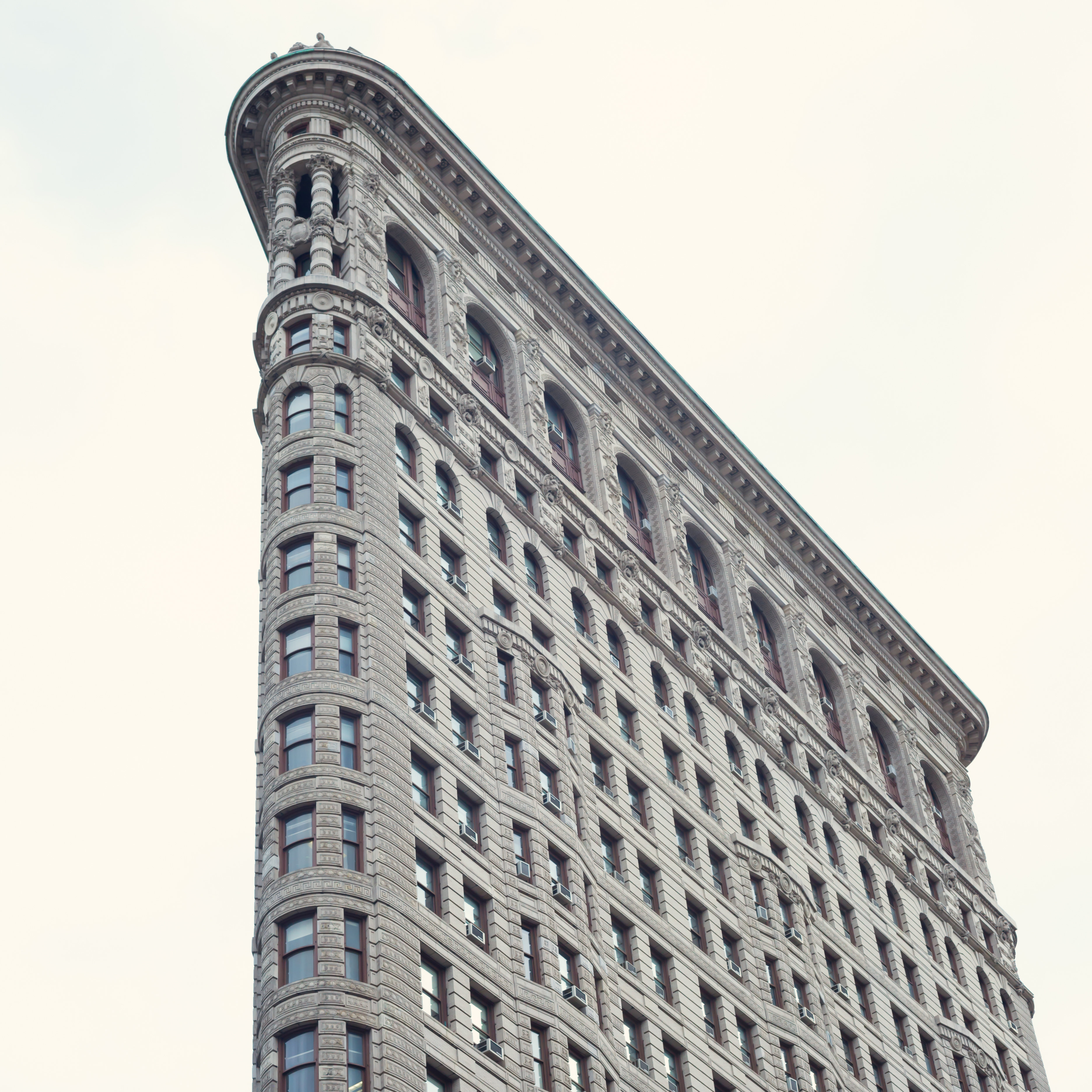 Ebern Designs Flatiron Building by - Wrapped Canvas Photograph | Wayfair