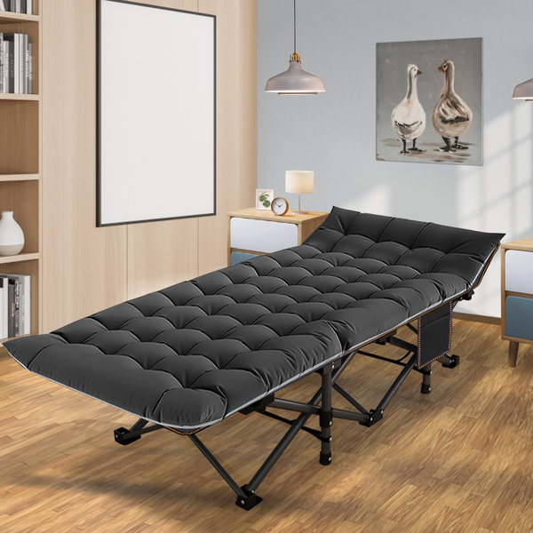 JTANGL Portable Travel Camp Cots With Pearl Cotton Pad For Home/Office ...