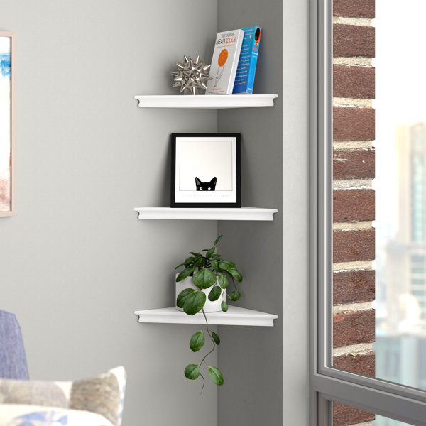 Triangle-corner-wall-shelf | Wayfair