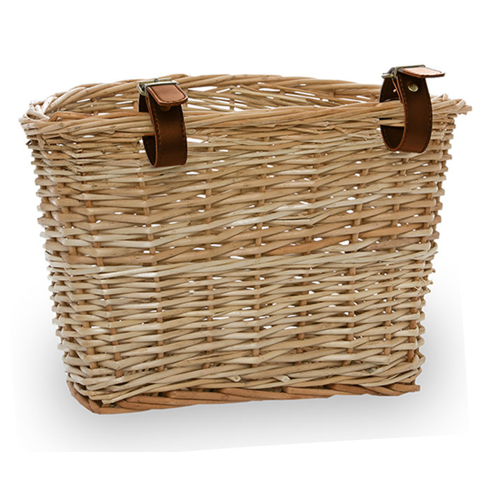 Gracie Oaks Willow Bicycle Wicker Basket | Wayfair