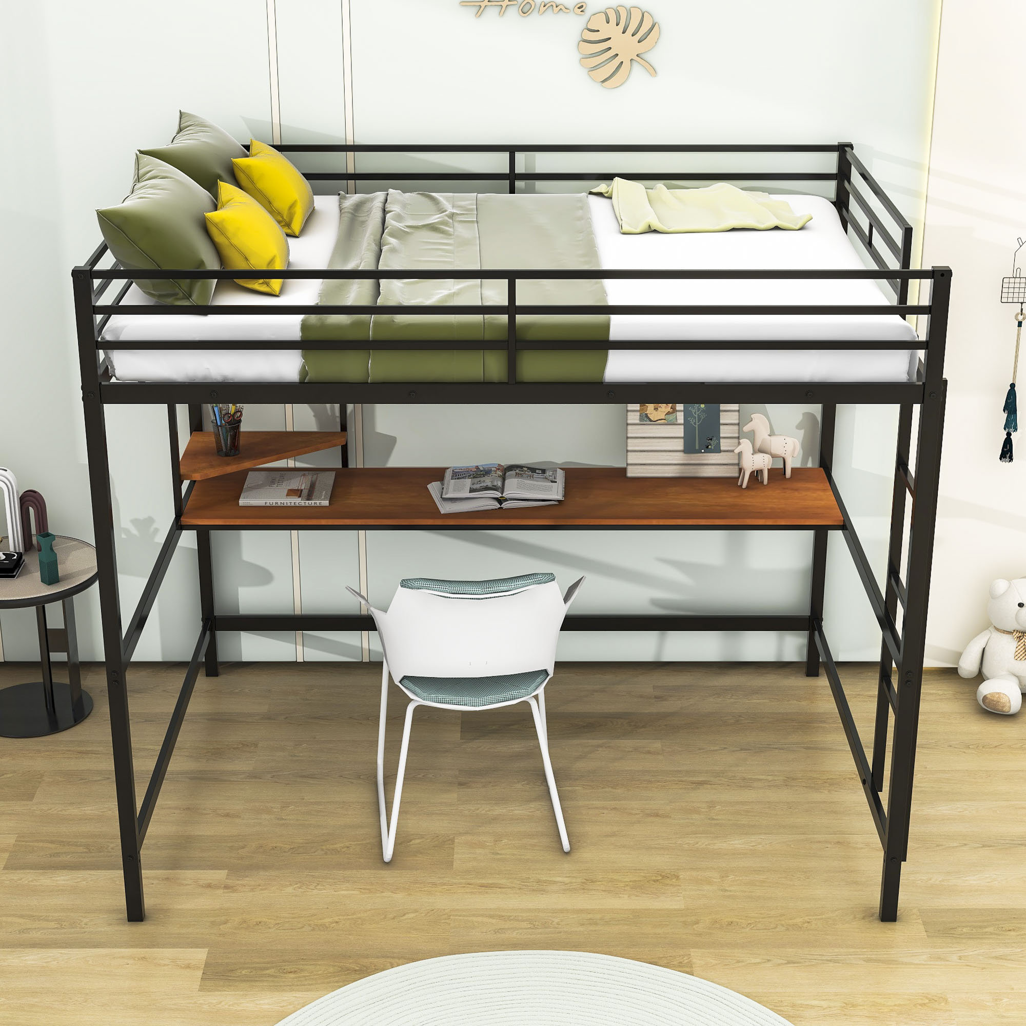 Isabelle & Max™ Aahaan Kids Full Loft Bed | Wayfair