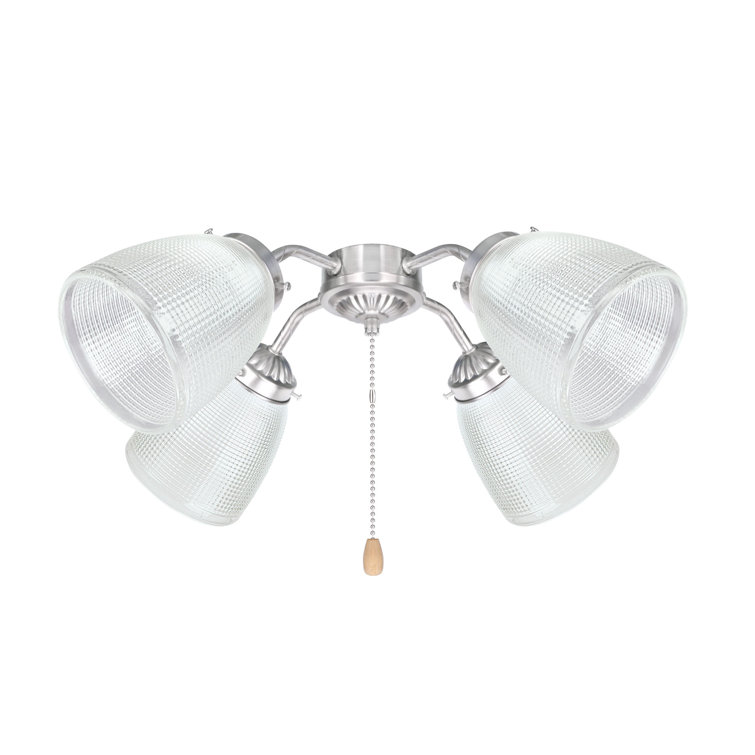 Latitude Run® 5.125'' H x 4.312'' W Glass Empire Ceiling Fan Fitter ...