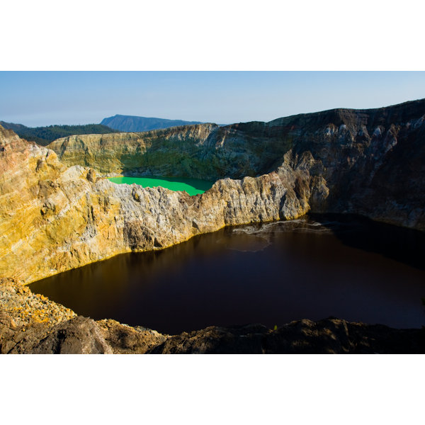 Millwood Pines Kelimutu Three Color Lakes by Pius99 - Wrapped Canvas ...