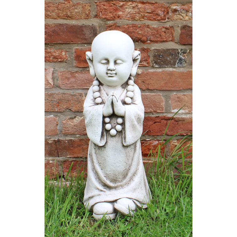 Latitude Vive Kenyon Stone Monk Praying | Wayfair.co.uk