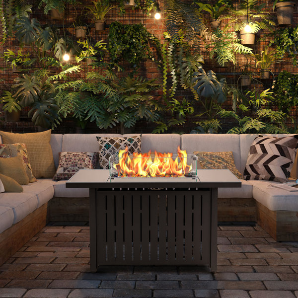 Gas-fire-pit-patio-set | Wayfair