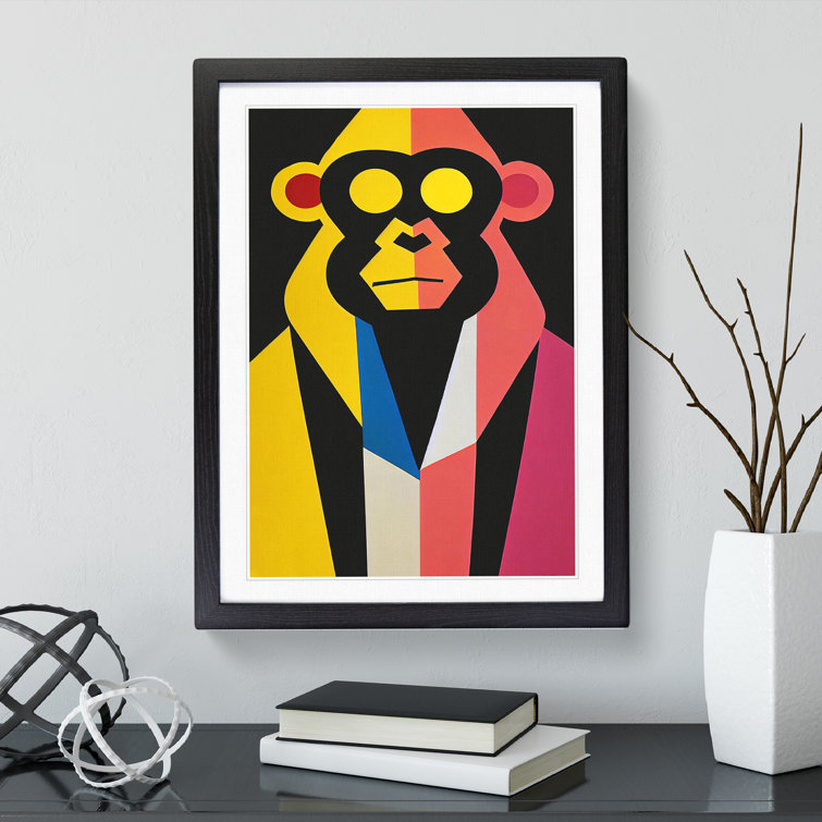 Maturi Abstract Monkey Art No.3 | Wayfair.co.uk
