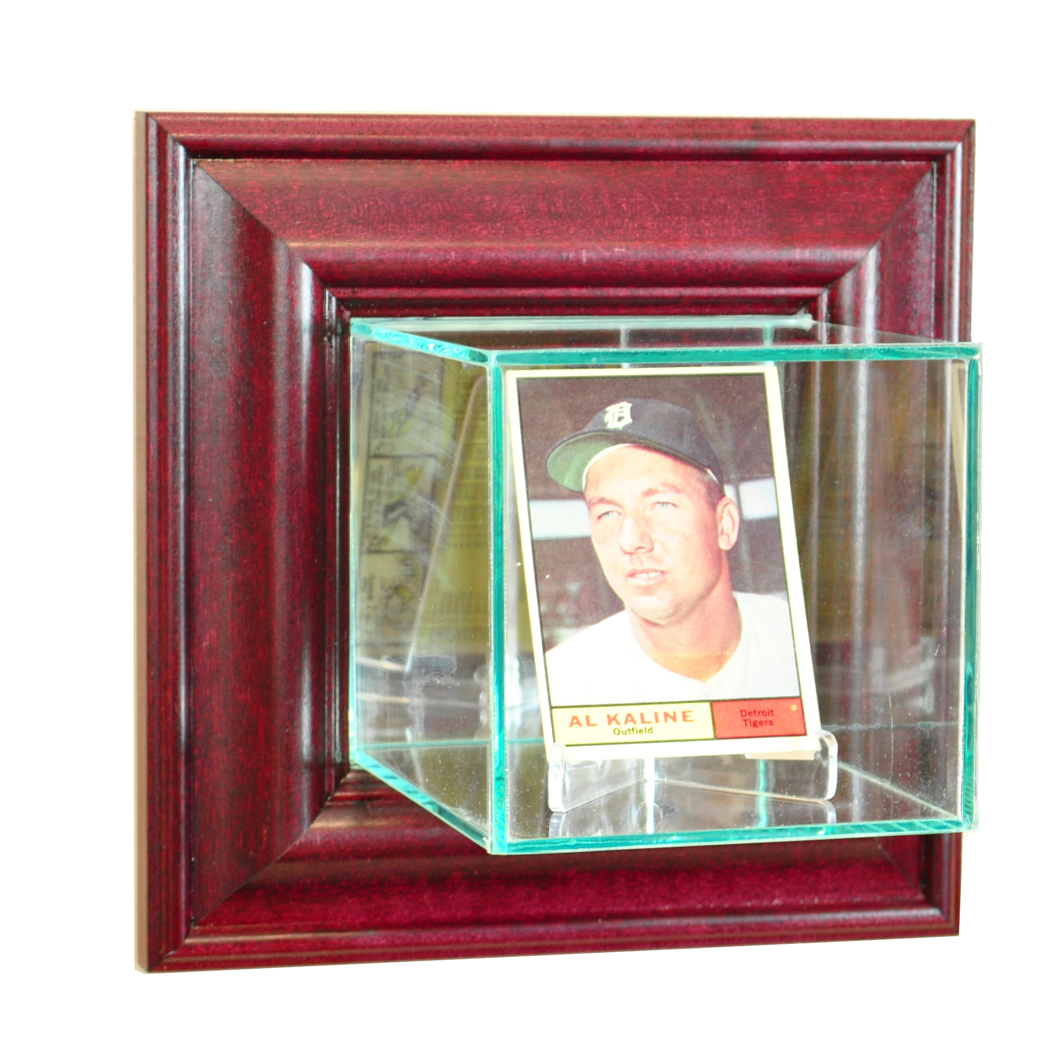 Perfect Cases And Frames 8'' x 5'' Glass Baseball Player Card Case ...