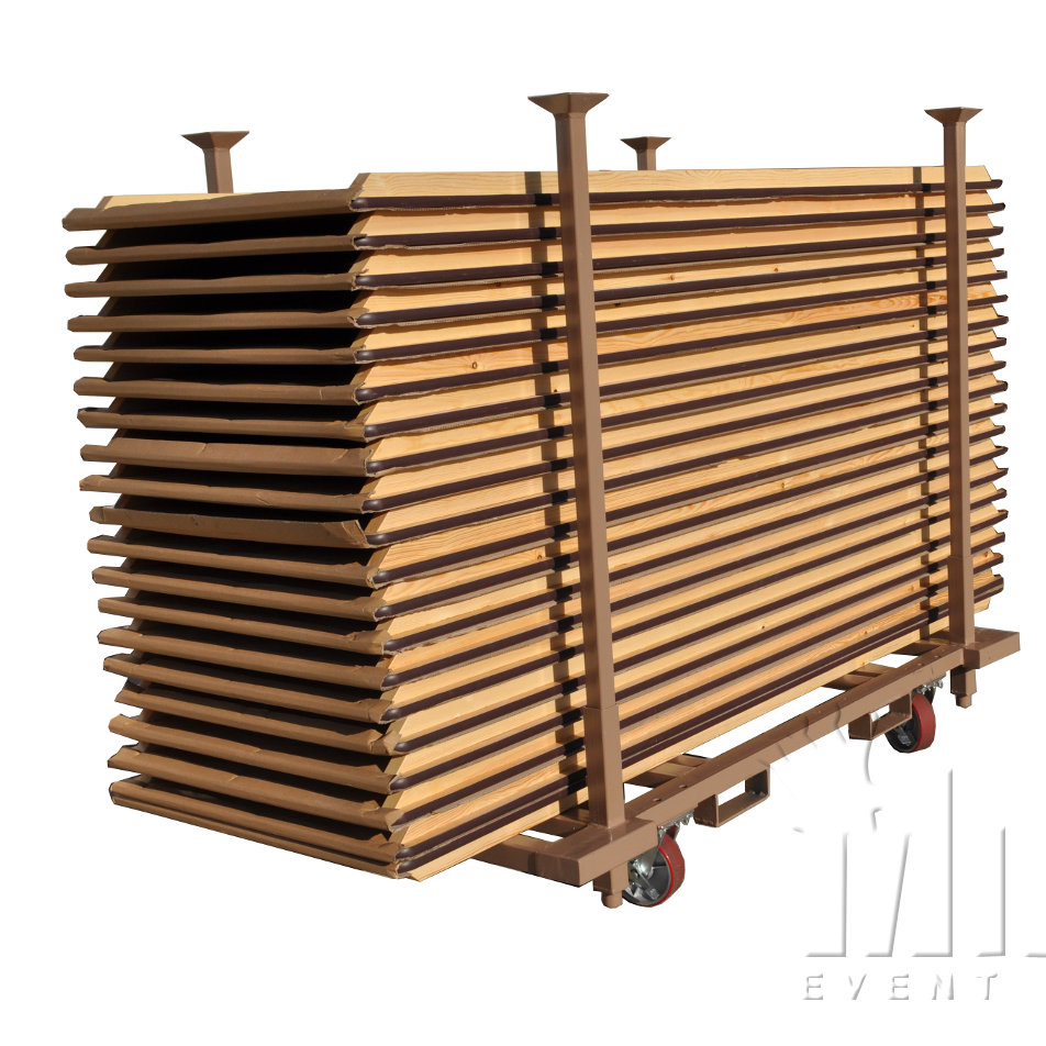 Midas Event Supply Rack Stack N Go Banquet Folding Tables Cart | Wayfair