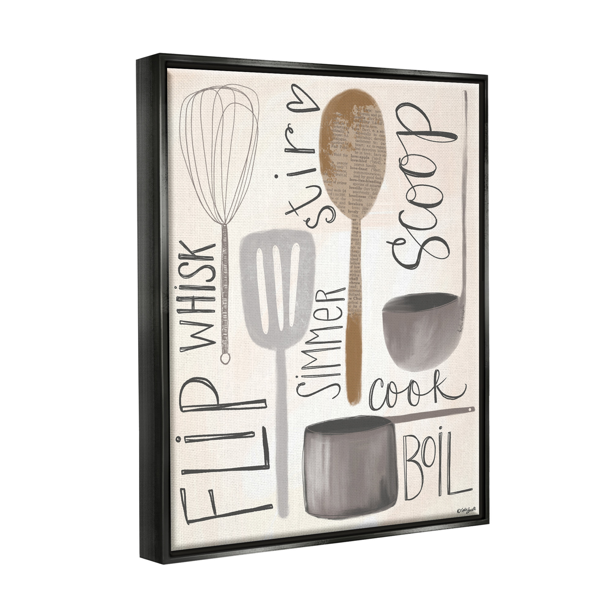 Trinx Flip Whisk Simmer And Stir Kitchen Spoons And Utensils by Katie ...