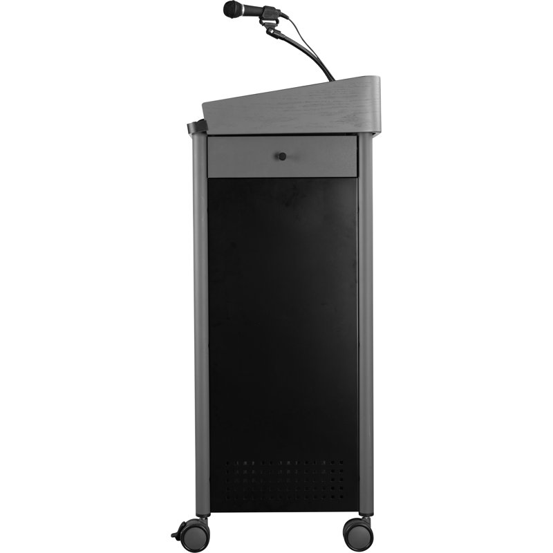 Oklahoma Sound 45.5'' Metal Full Podium with Wheels and Storage | Wayfair