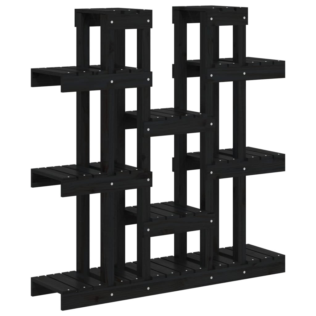 Rebrilliant Rucks Rectangular Multi-Tiered Solid Wood Plant Stand ...