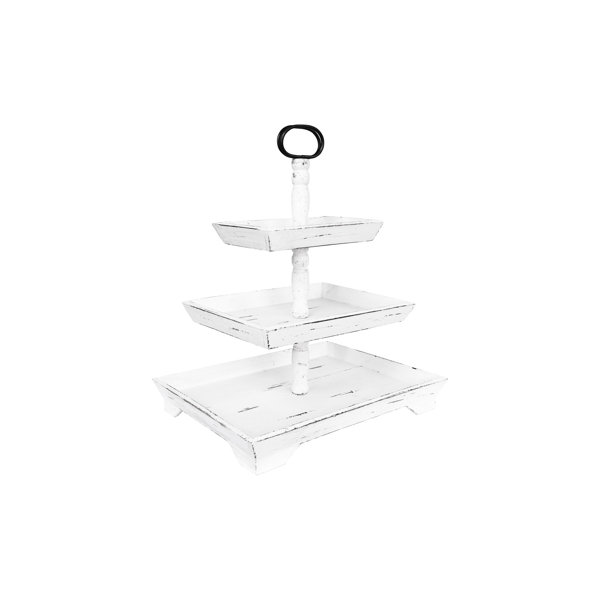 Rustic-3-tier-stand | Wayfair