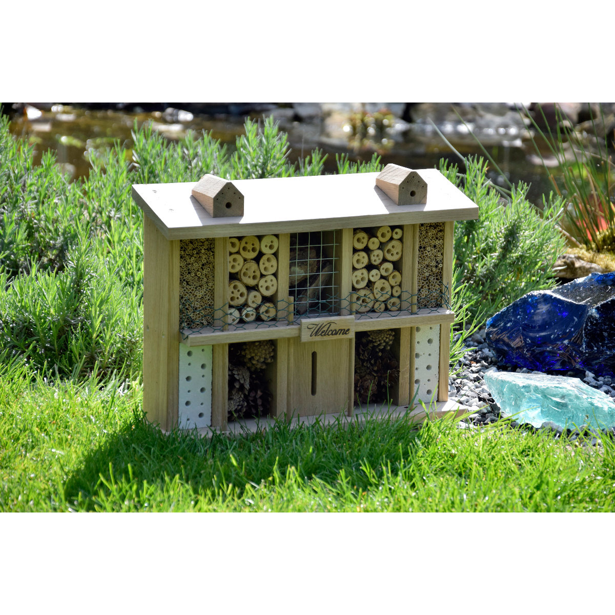 Dakota Fields Aliany Freestanding Bumblebee House | Wayfair.co.uk